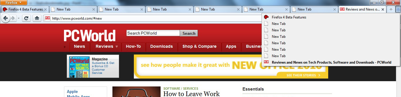 Firefox 4 Beta Vs Chrome UI Smackdown PCWorld